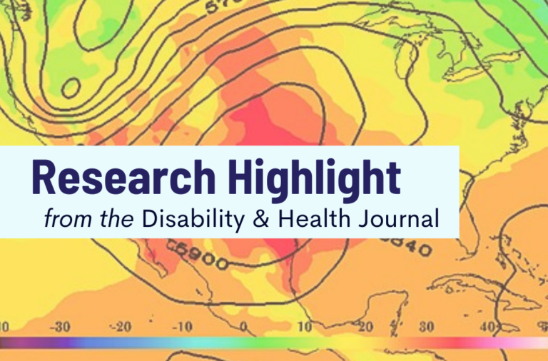 Research on Heatwaves and Disability - AAHD